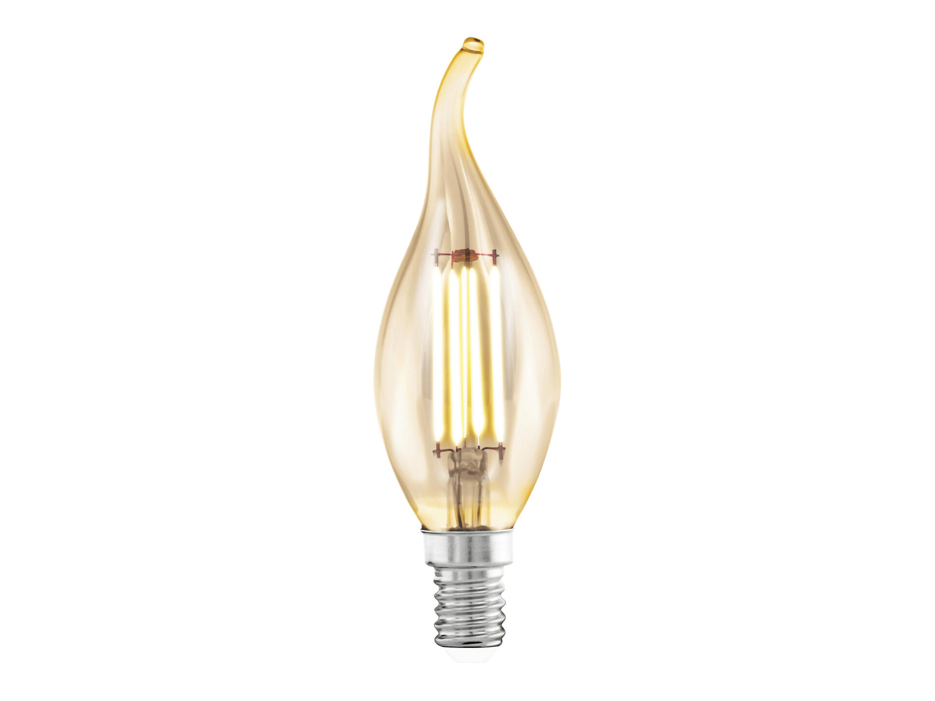 Eglo ampoule LED flamme filament mince E14 4W | Hubo Eglo ampoule LED flamme filament mince E14 4W | Hubo