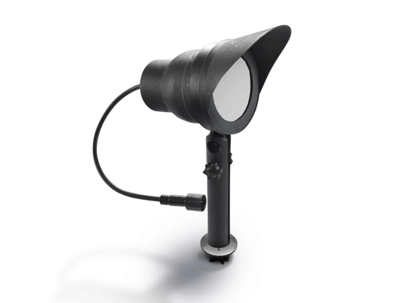 Easy Connect Spot Led Extérieur à Piquer Gu10 Max 4w Noir Hubo